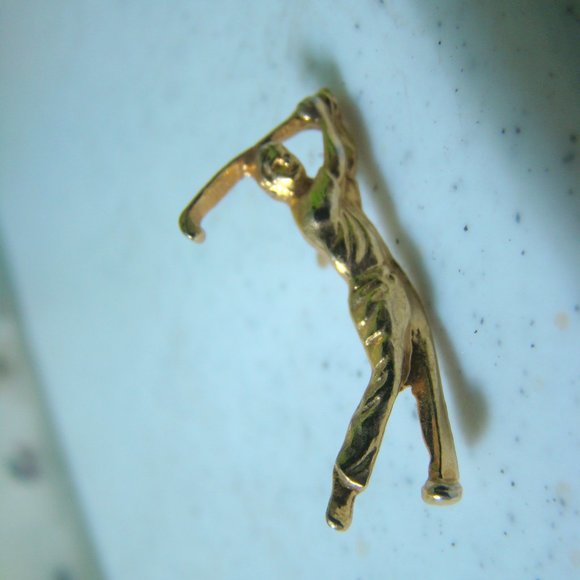 Source Unknown | Accessories | Golfer Swing Golf Club Lapel Pin | Poshmark